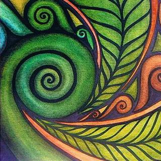 Paintings,inspiration,art,New Zealand,coastal scenes,koru, patterns in nature,landscapes,Hawkes ...